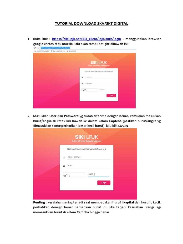 Tutorial Download Ska & SKT | PDF