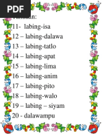ANG LETRANG Ñ Worksheet | PDF