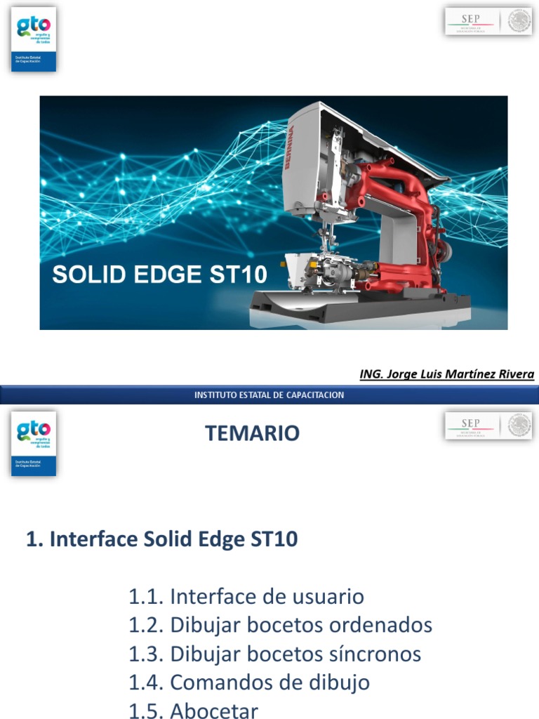 Curso Solid Edge: Modelado 3D y 2D | PDF | Point and Click | Software