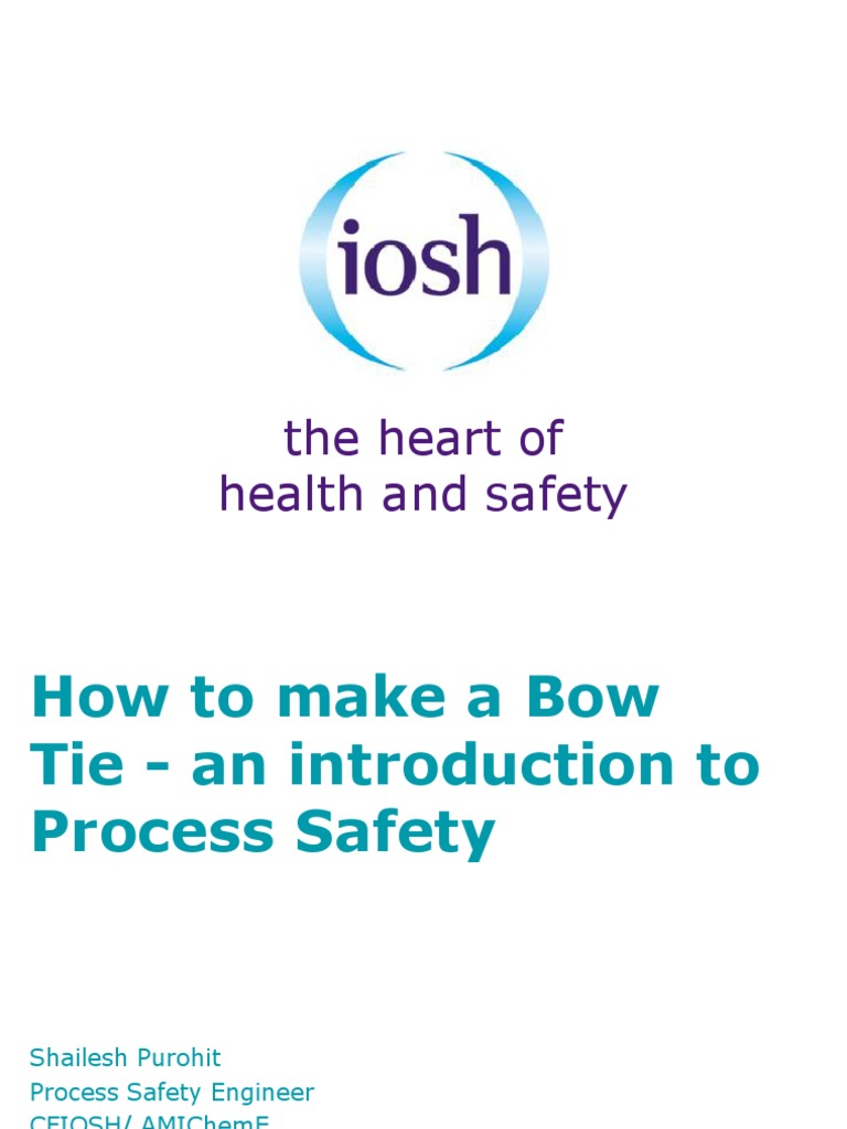 How To Make A Bow Tie An Introduction To Process Safety | PDF | Hazards ...