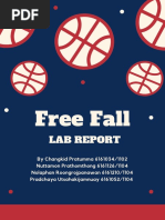 Free Fall Lab Report | PDF | Gravity | Acceleration