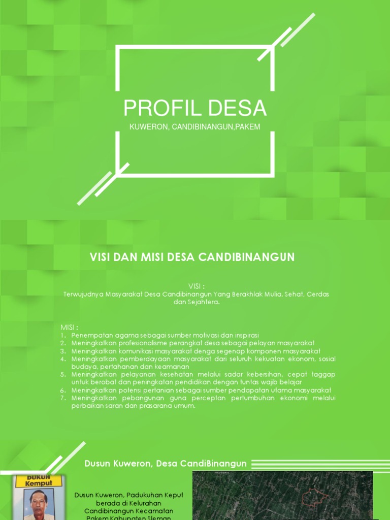Profil Desa Kuweron: Visi, Misi, dan Potensi | PDF