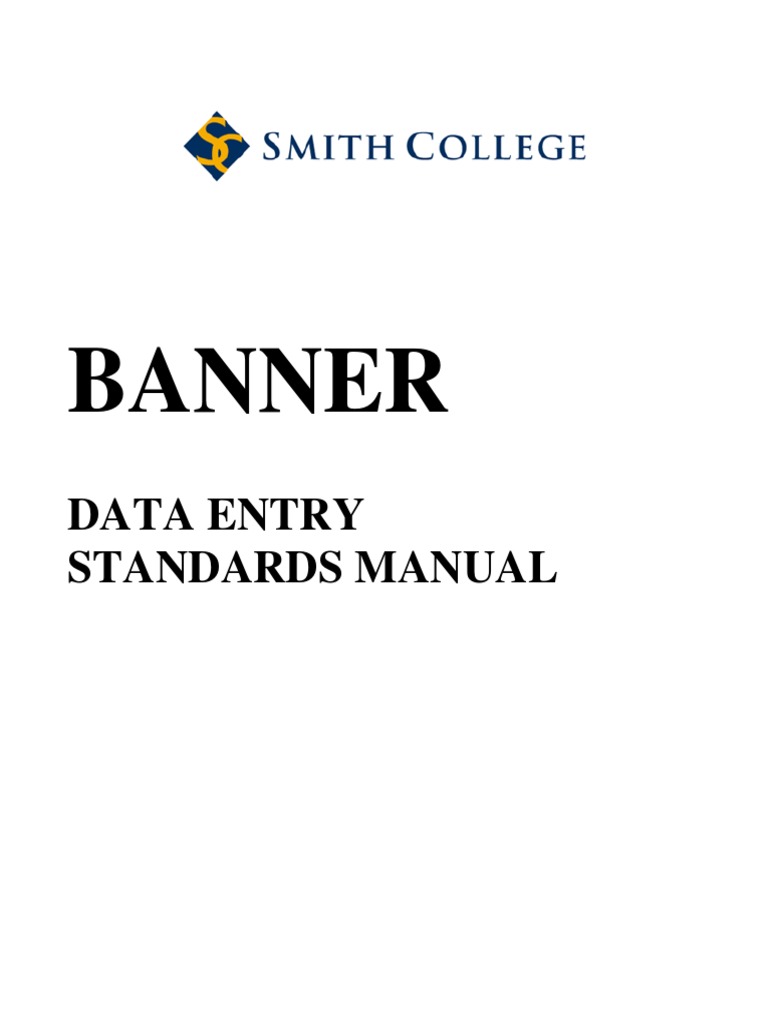 Banner Data Entry Standards | PDF | Race And Ethnicity In The United ...