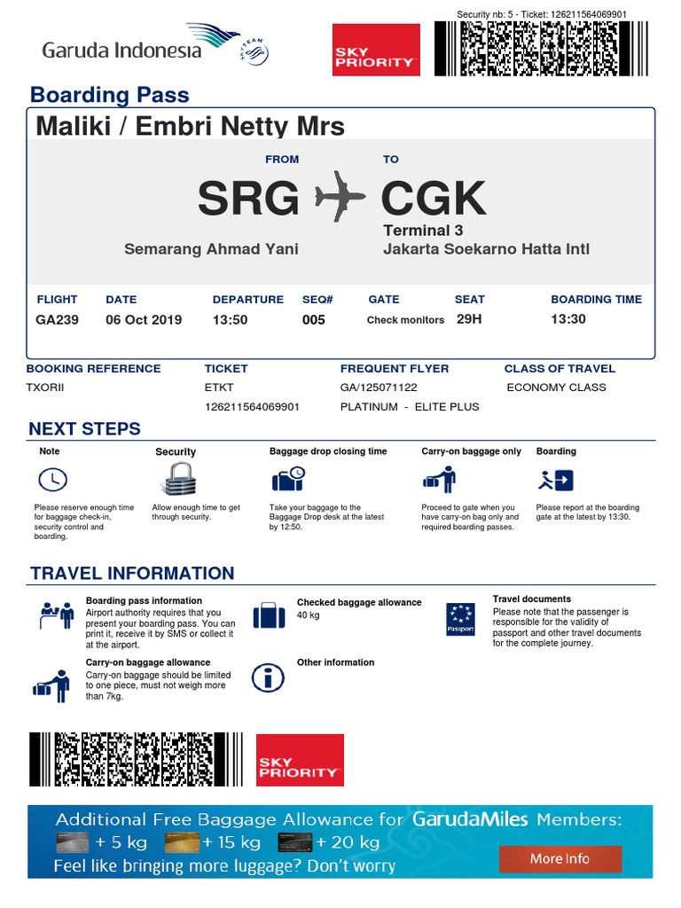 CGK SRG: Maliki / Embri Netty Mrs | Download Free PDF | Transport | Aviation