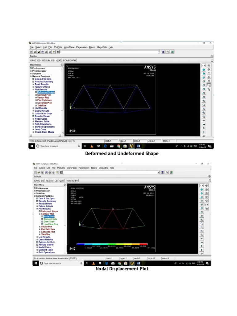 Deformed and Undeformed Shape | PDF