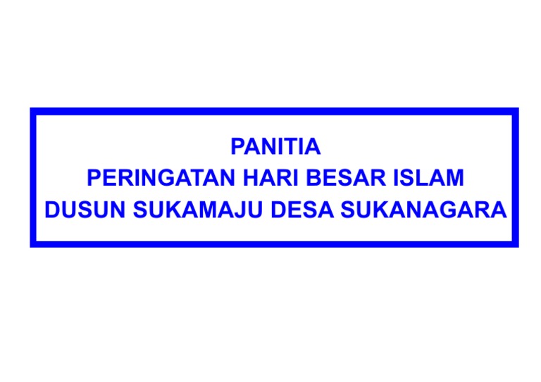 Stempel PHBI Sukamaju PDF | PDF
