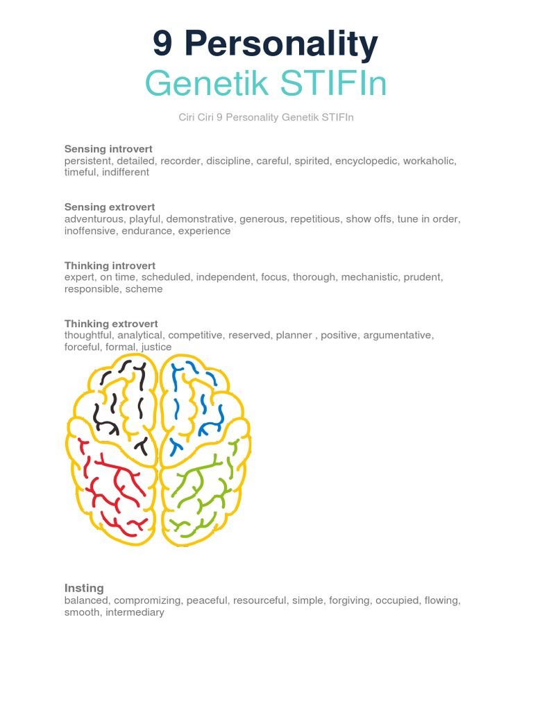 Genetik Stifin: 9 Personality | PDF