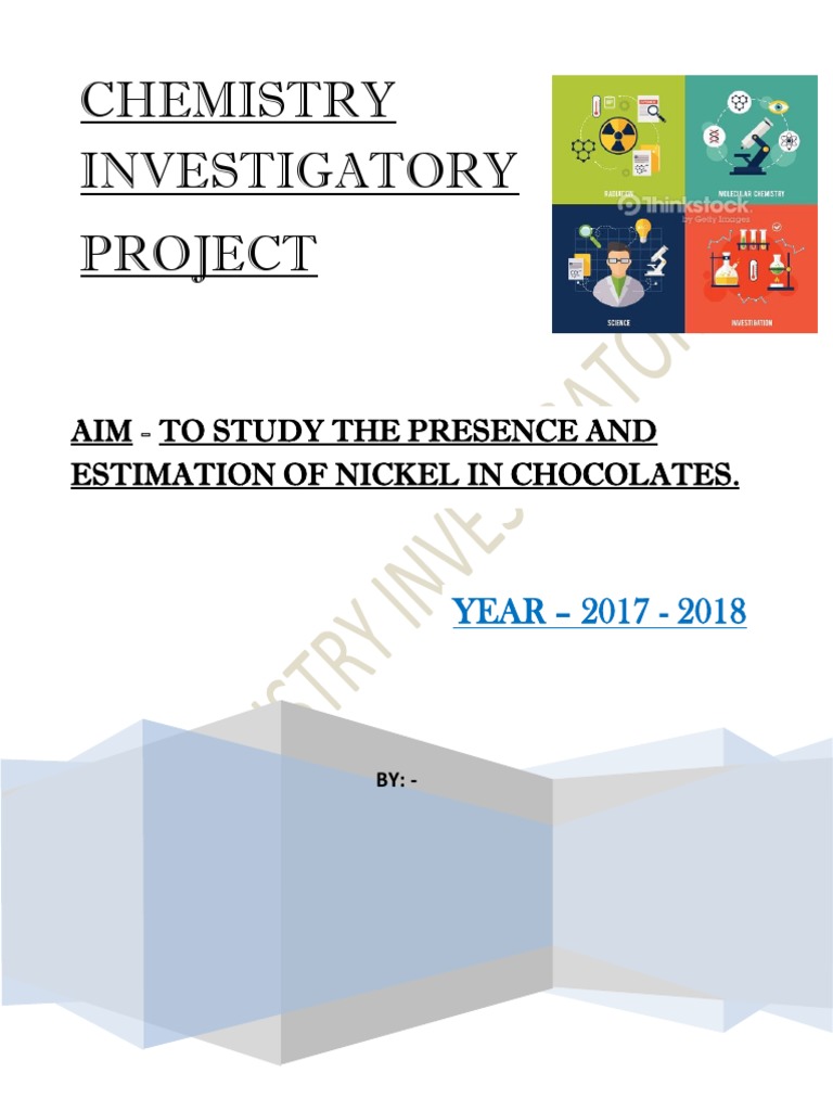 Chemistry Investigatory Project Final1 | PDF | Hydrochloric Acid | Nickel