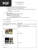 Detailed Lesson Plan in Cookery 9 | PDF | Menu | Sandwich