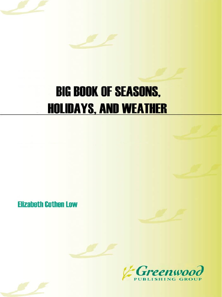 Big Book Seasons PDF | PDF | Autumn | Nature