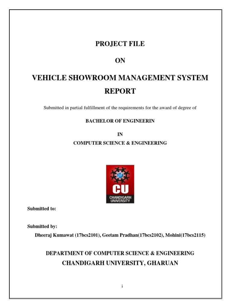 Project Report Python Project | PDF | Model–View–Controller | Operating ...