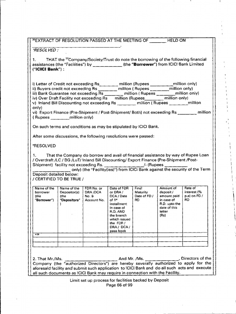 Revised BR Format | PDF | Credit | Finance & Money Management