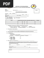 DSWD Form For Senior Citizen | PDF