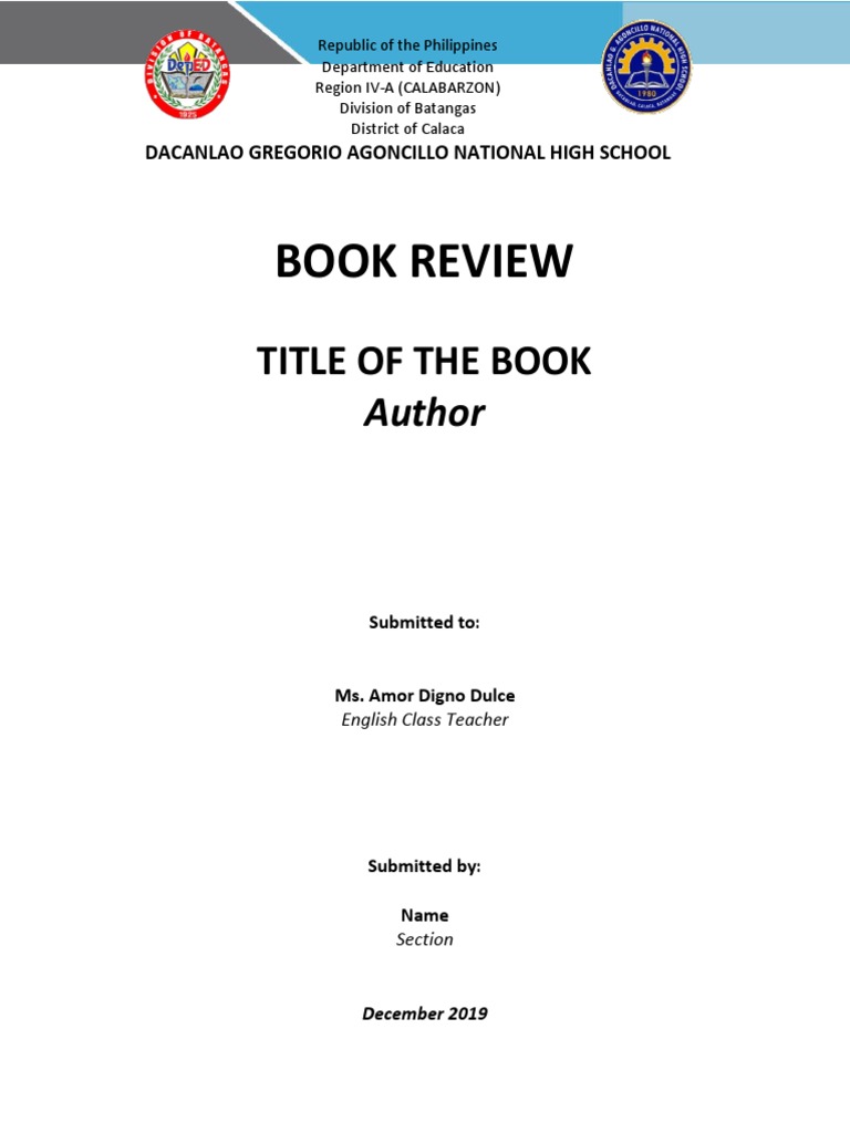 Book Review: Title of The Book | PDF | Linguistics | Writing