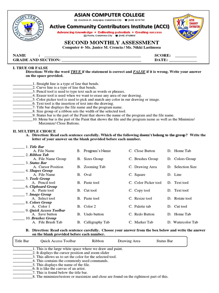 Asian Computer College Active Community Contributors Institute (ACCI ...