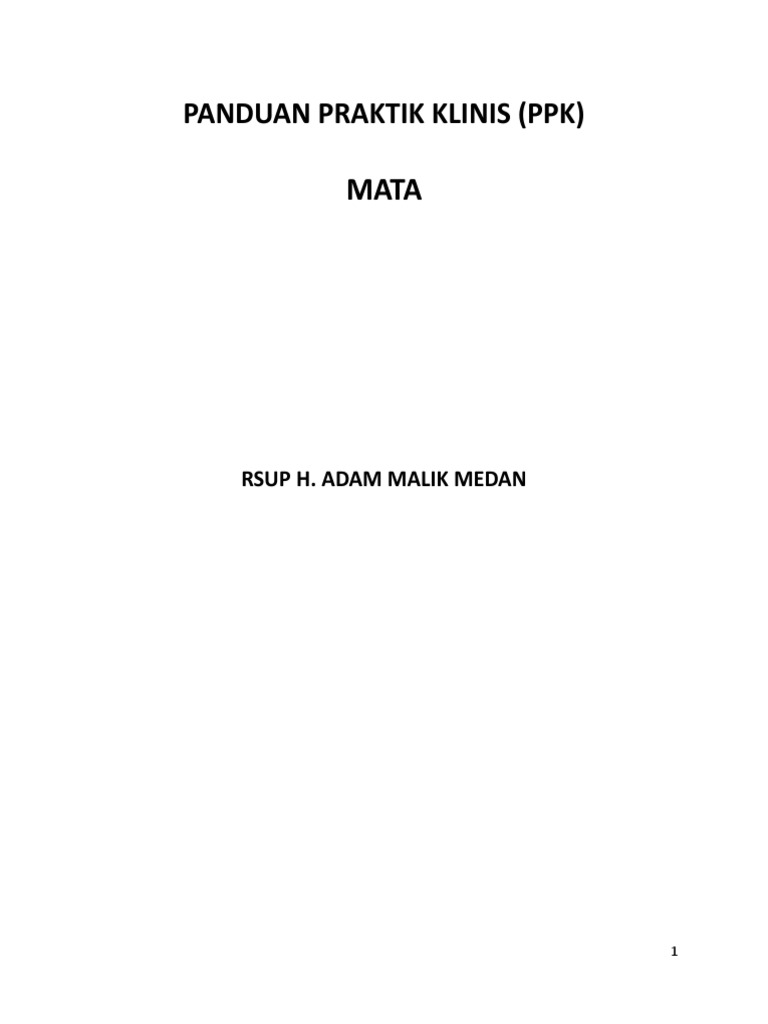 PPK Mata RSUPHAM | PDF