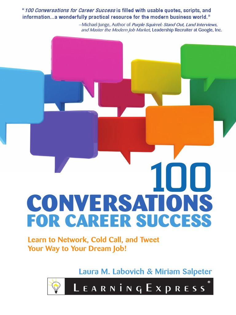 100 Conversations for Career Success.pdf | Microblogging | Linked In