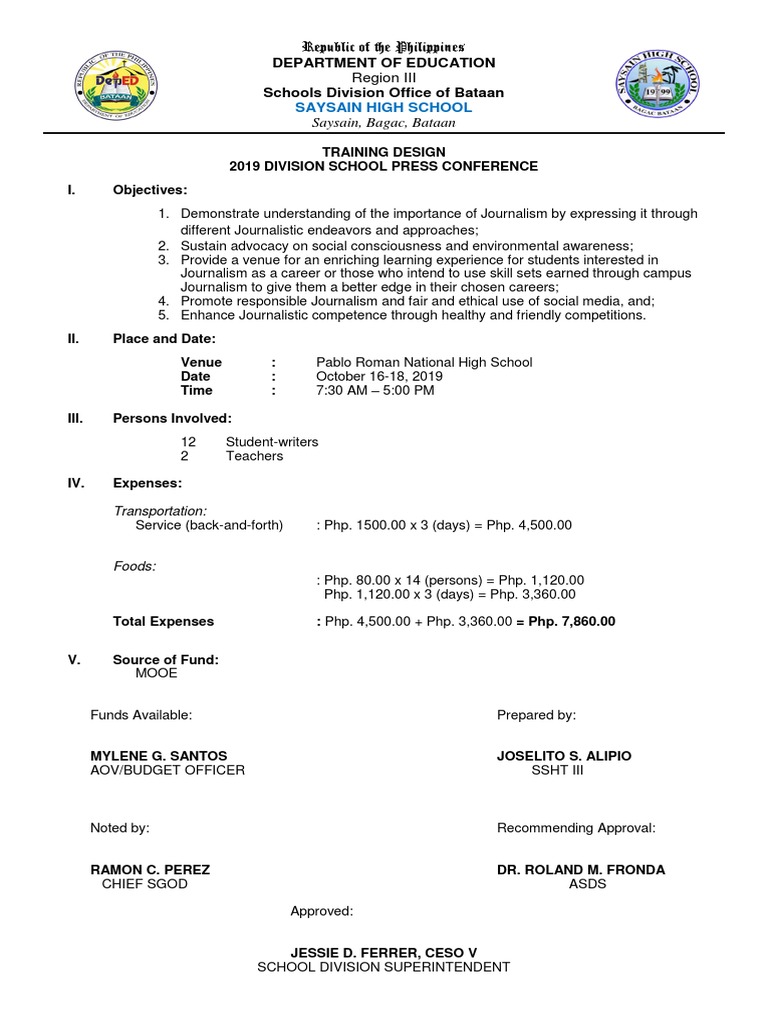 2019 DSPC Training Design | PDF | Public Sphere | Learning