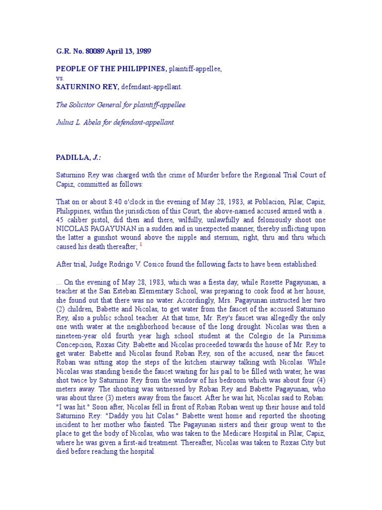 G.R. No. 80089 April 13, 1989 PEOPLE OF THE PHILIPPINES, Plaintiff ...
