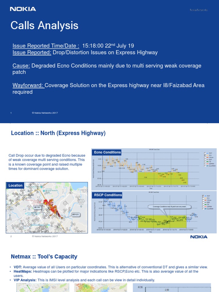 Calls Analysis: 1 © Nokia Networks 2017 | PDF | Computers | Technology ...
