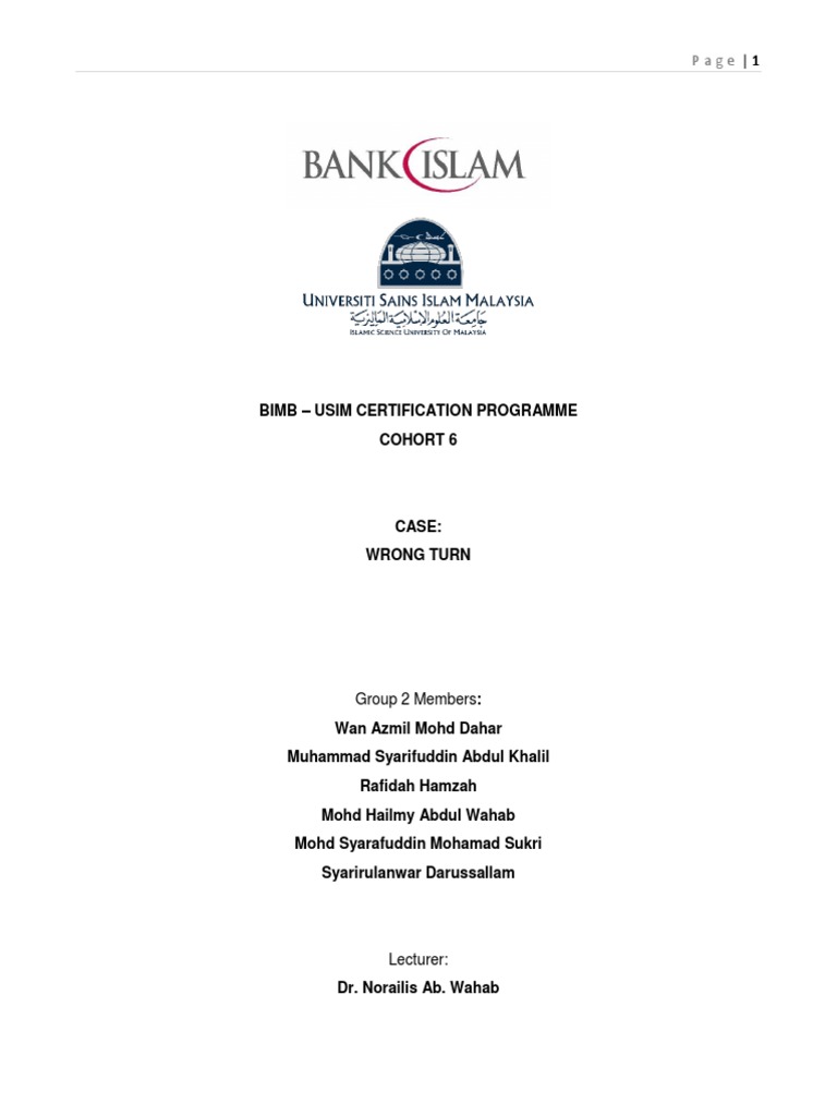 Bimb - Usim Certification Programme Cohort 6 | PDF | Advertising | Design