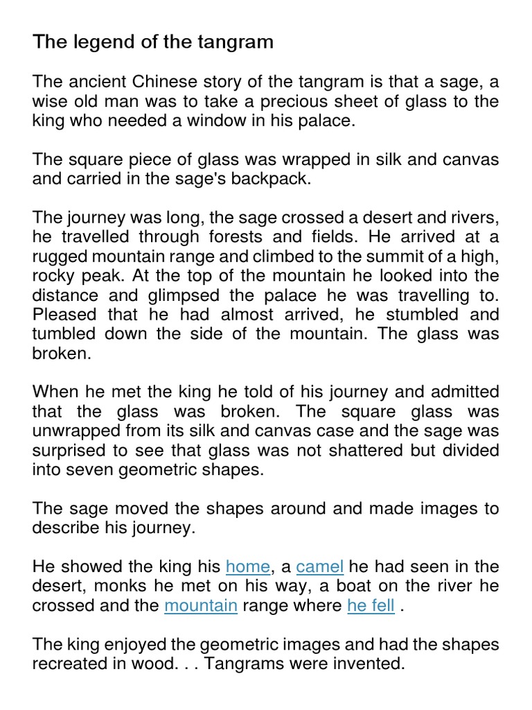 Legend Lof Tangram | PDF