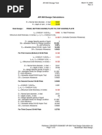 API 650 Storage Tank Design Calculations | PDF | Pressure | Concrete