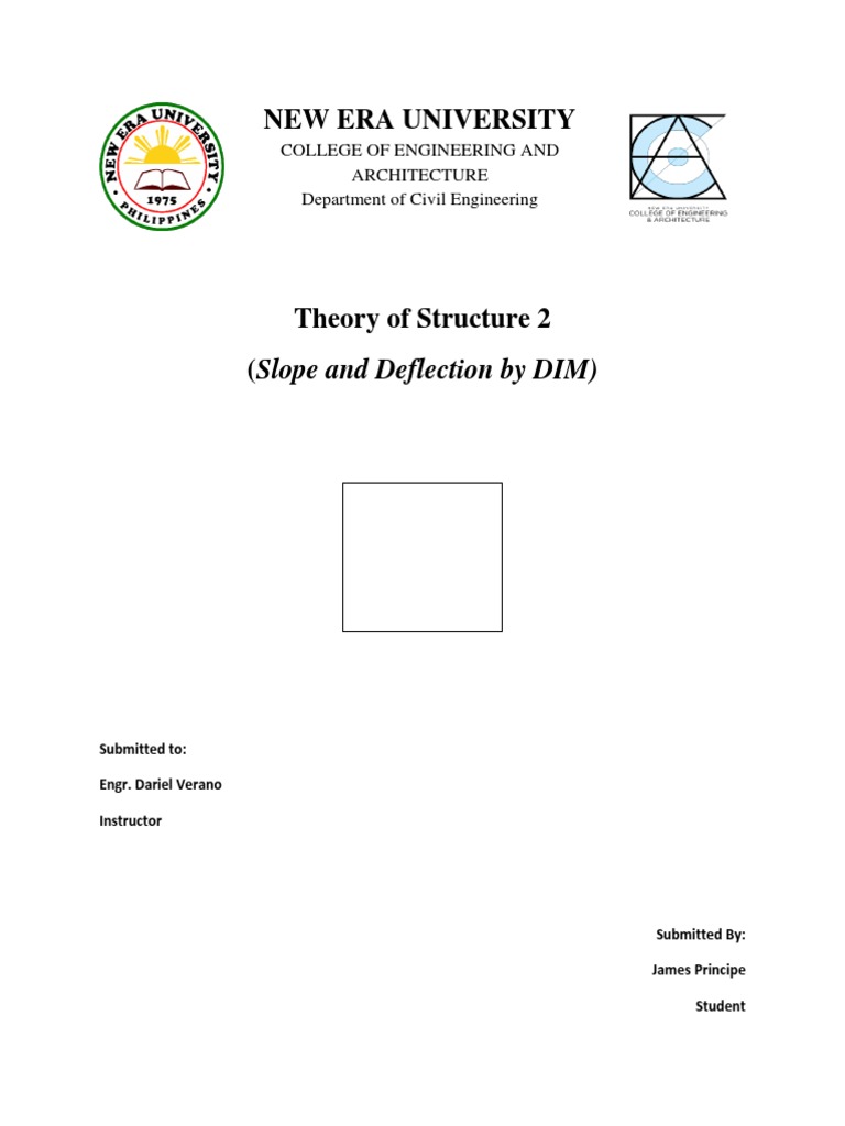 New Era University: College of Engineering and Architecture Department of Civil Engineering | PDF