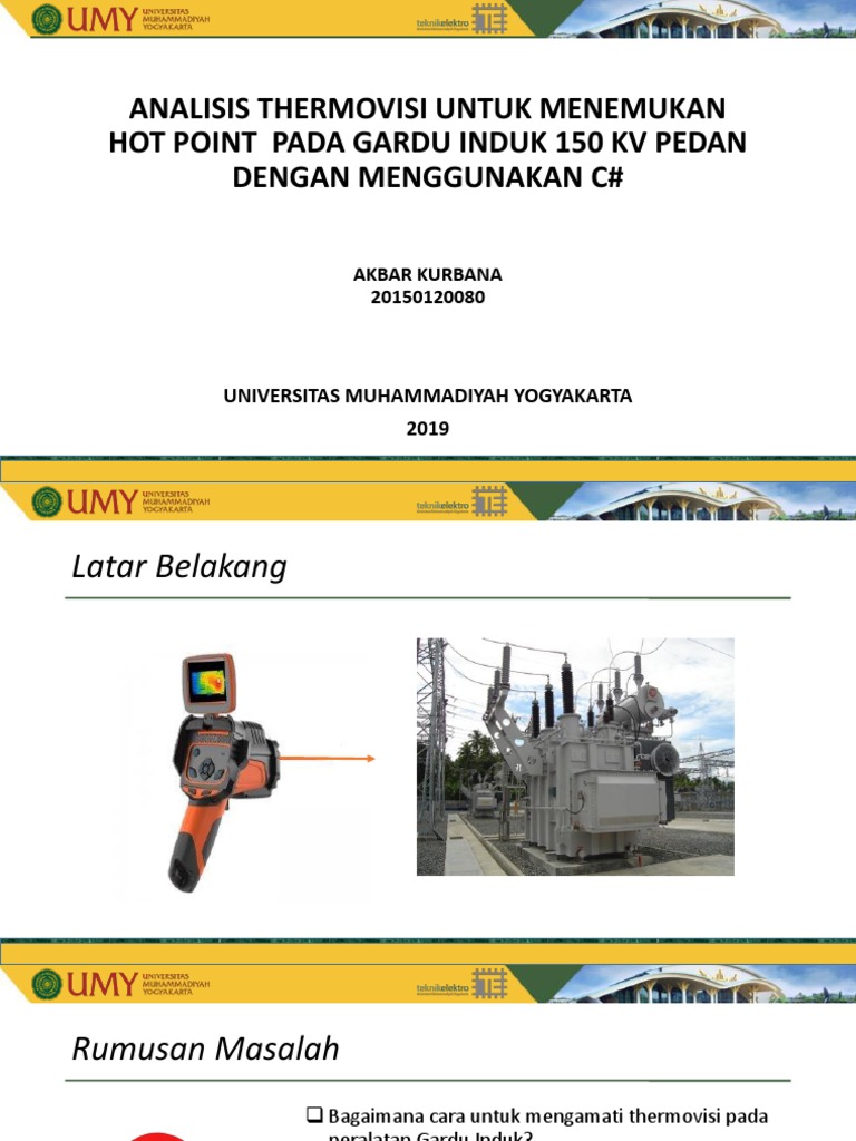 Analisis Thermovisi Gardu Induk 150 kV | PDF