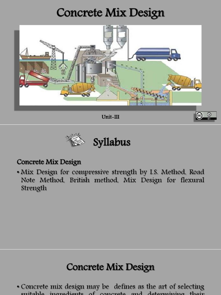 Concrete Mix Designs | PDF | Concrete | Construction Aggregate