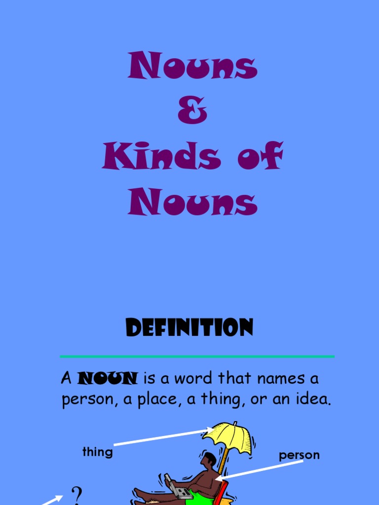 Nouns, Verbs, Pronouns | PDF | Noun | Verb