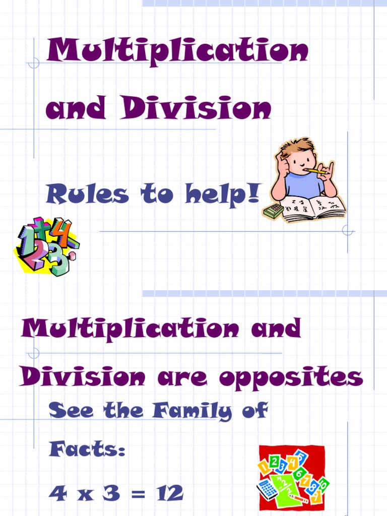 Multiplication and Division Rules | PDF