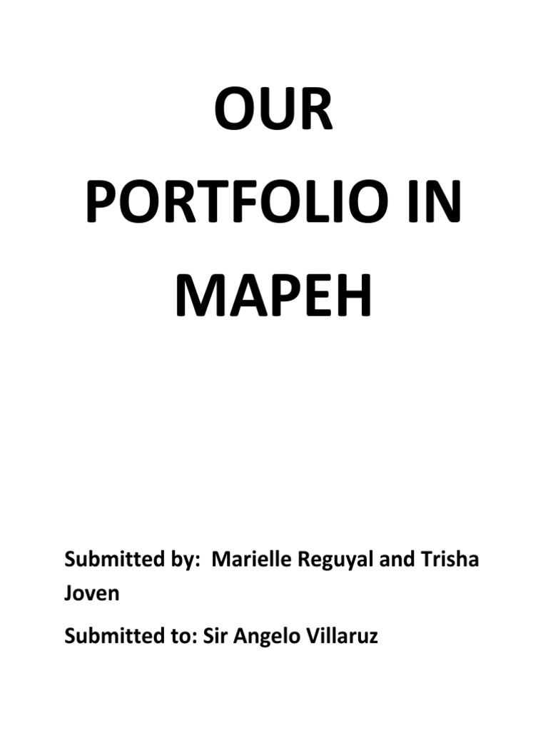 Our Portfolio in Mapeh | PDF | Pop Music | Jazz