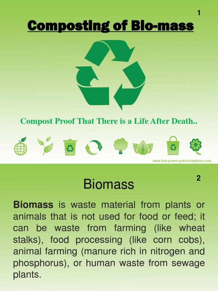 Composting of Bio-Mass: Compost Proof That There Is A Life After Death ...