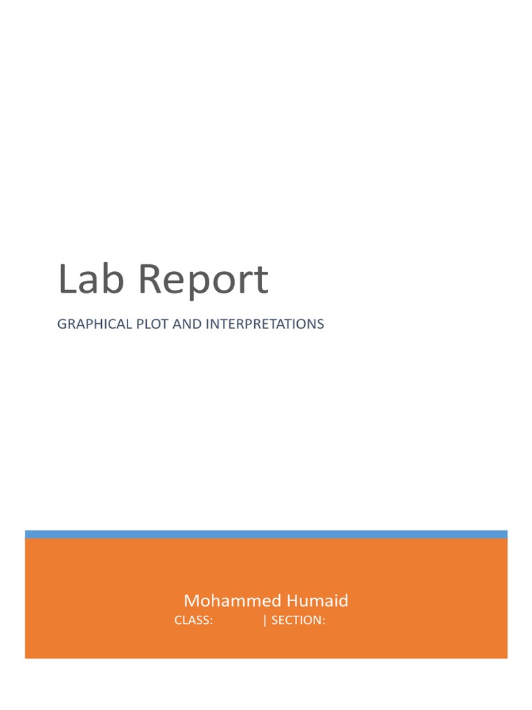 Lab Report: Mohammed Humaid | PDF | Accuracy And Precision | Line ...