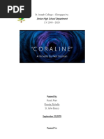 Coraline Questions by Chapter | PDF