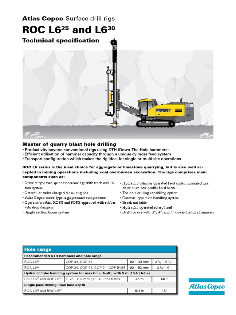 Roc L6 | PDF | Drilling Rig | Mechanical Engineering