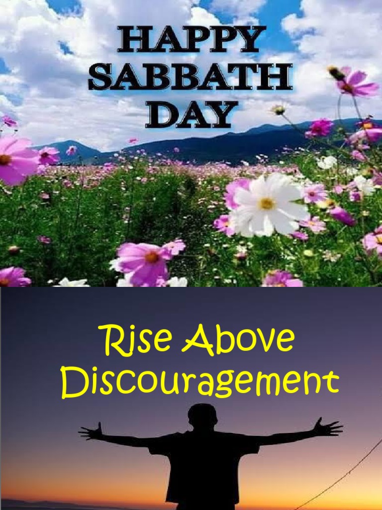 Rise Above Discouragement (Autosaved) | PDF | Jeremiah | Courage