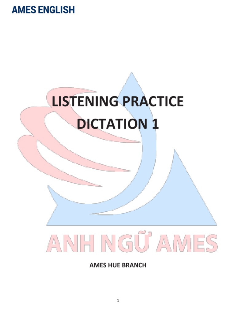 Listening Practice Through Dictation 1 | PDF | Boiling | Light