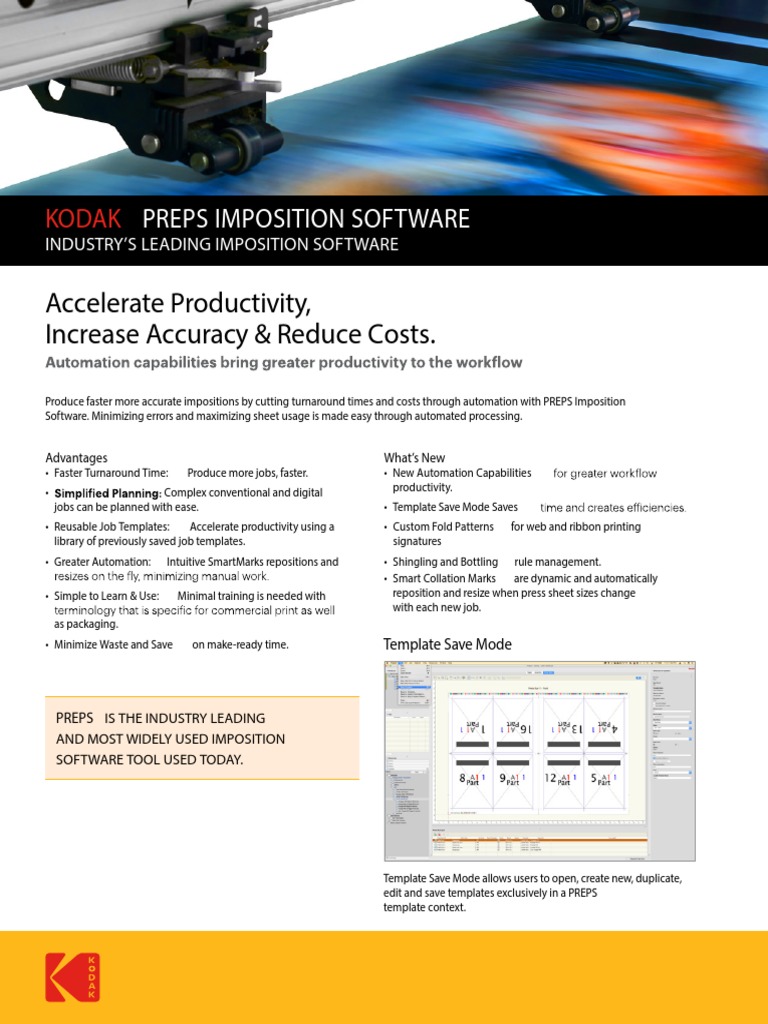 Accelerate Productivity, Increase Accuracy & Reduce Costs.: Preps ...