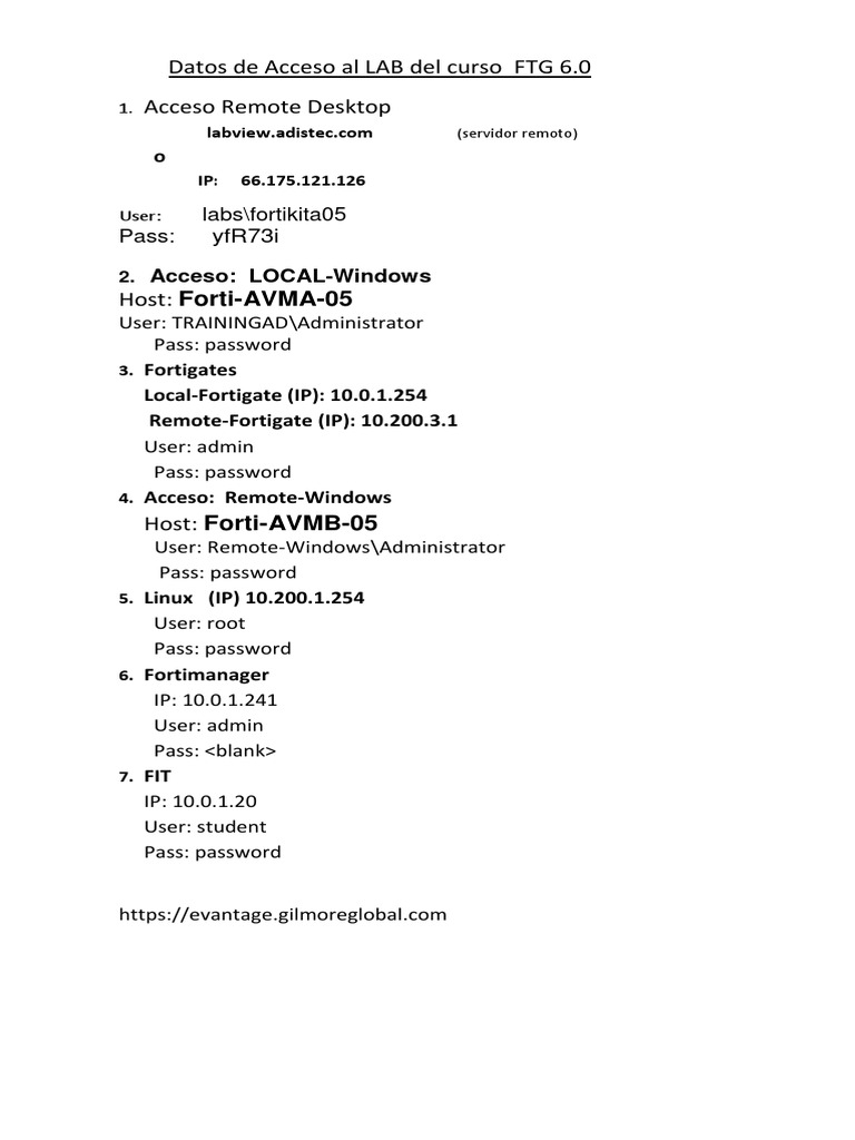 Guia Lab Fortinet PDF | PDF | Business