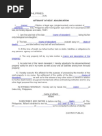 Affidavit of Circumstances For Absence | PDF