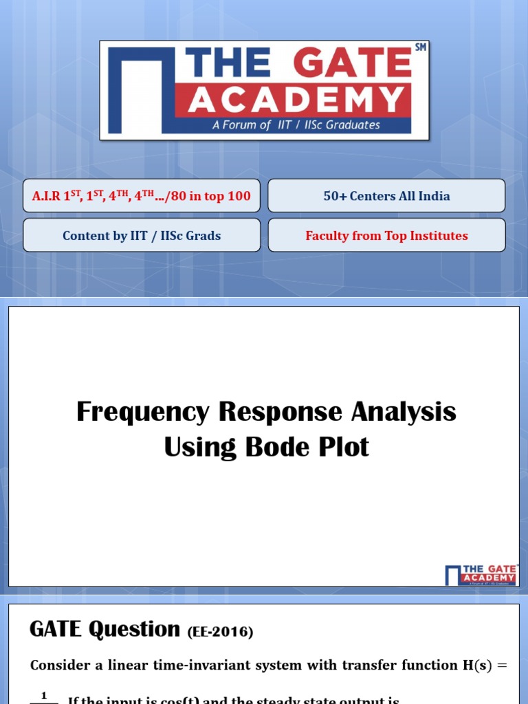 Frequency Response Analysis Using Bode Plot | PDF | Computer Engineering | Electrical Engineering