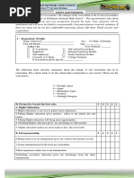 Questionnaire | PDF | Socioeconomic Status | Undergraduate Education