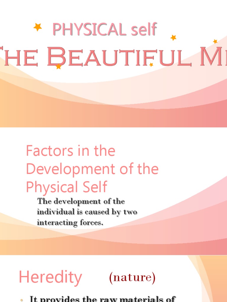 Factors Influencing Physical Self Development | PDF | Sex | Heredity