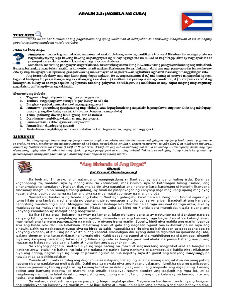 Filipino: Module 2 (Cuba) | PDF