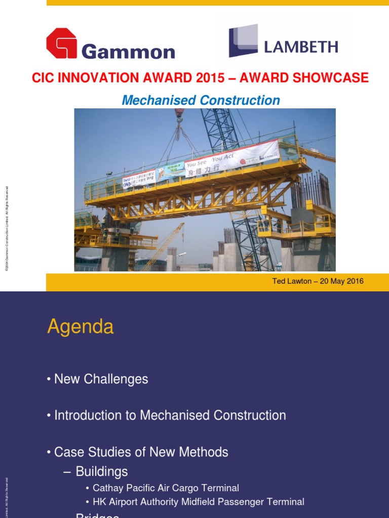 6 Mechanised Construction | PDF | Deep Foundation | Economic Sectors
