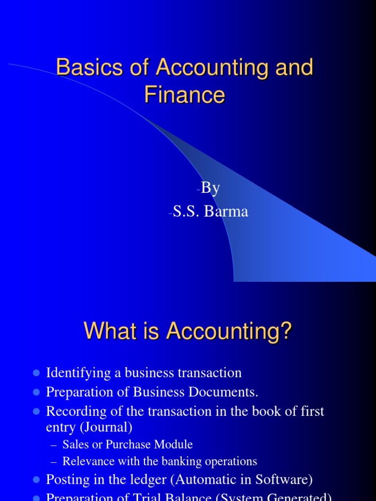 Basics of Accounts | PDF | Debits And Credits | Service Industries