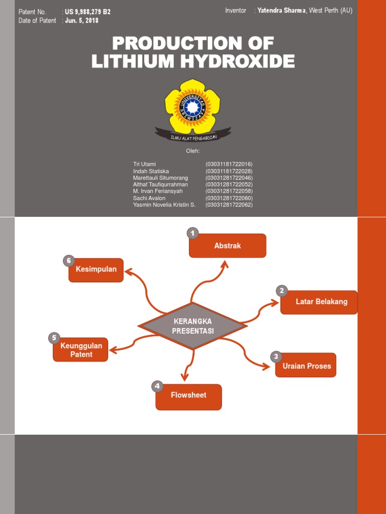Production of Lithium Hydroxide | PDF