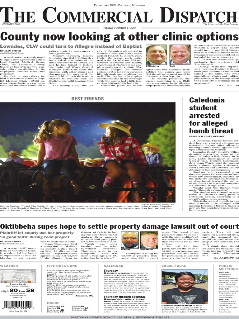 The Commercial Dispatch Eedition 10-8-19 | PDF | United States Postal ...